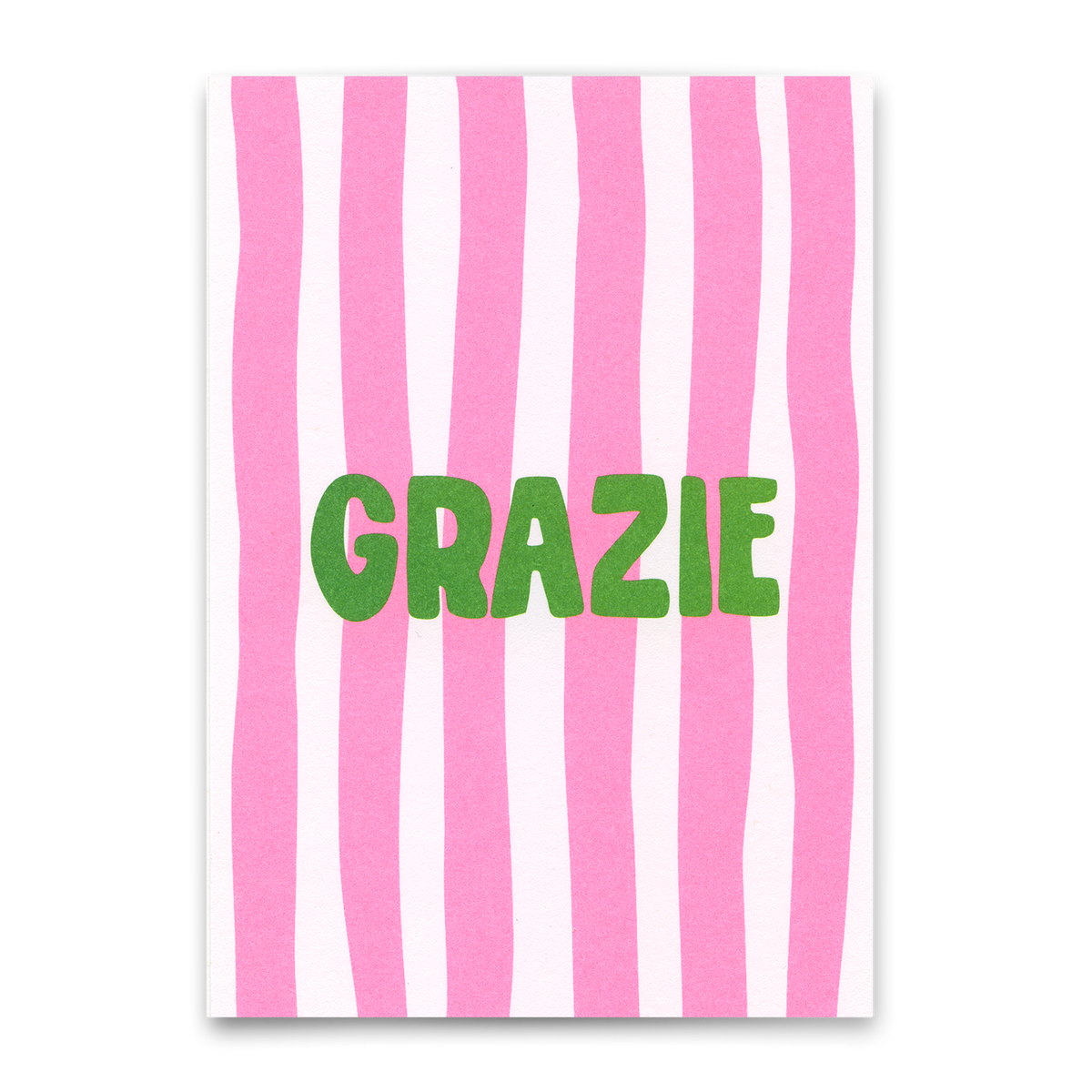 Postkarte "Grazie" | Schöne Karte zum Dankesagen – SCHEE