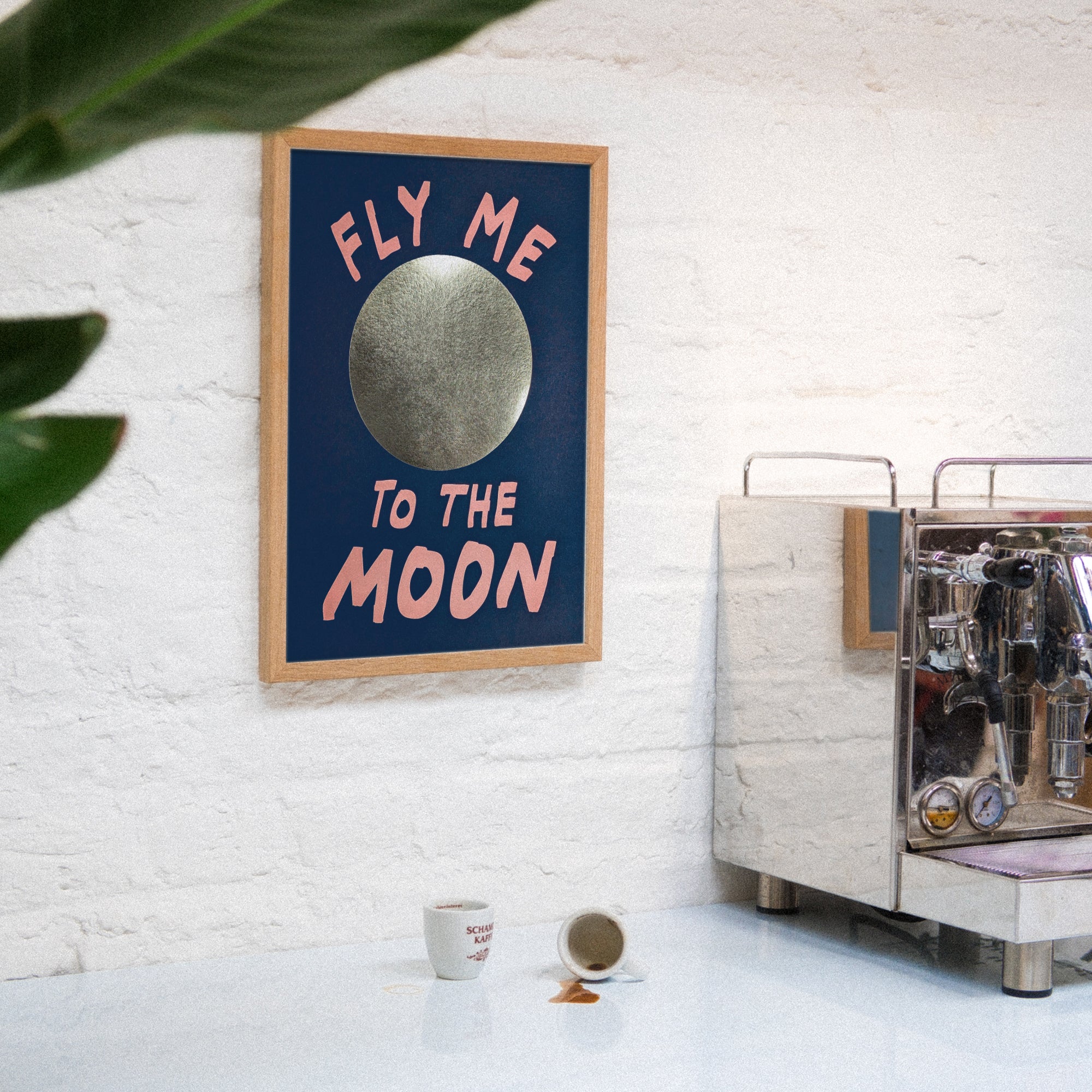 Fly me to the Moon (A3) | Edition SCHEE | Siebdruck